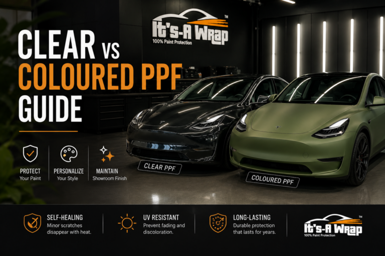 Clear vs Coloured PPF | Mississauga Guide | It’s aWrap™